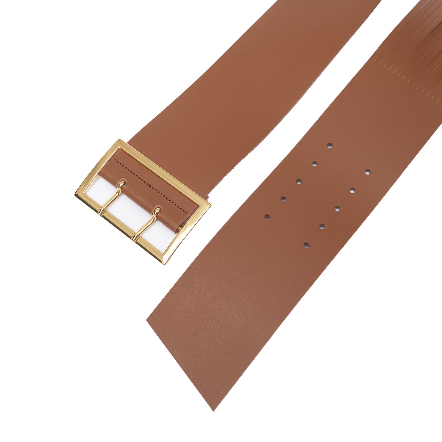 WIDE CAMEL LEATHER BELT – InAvati